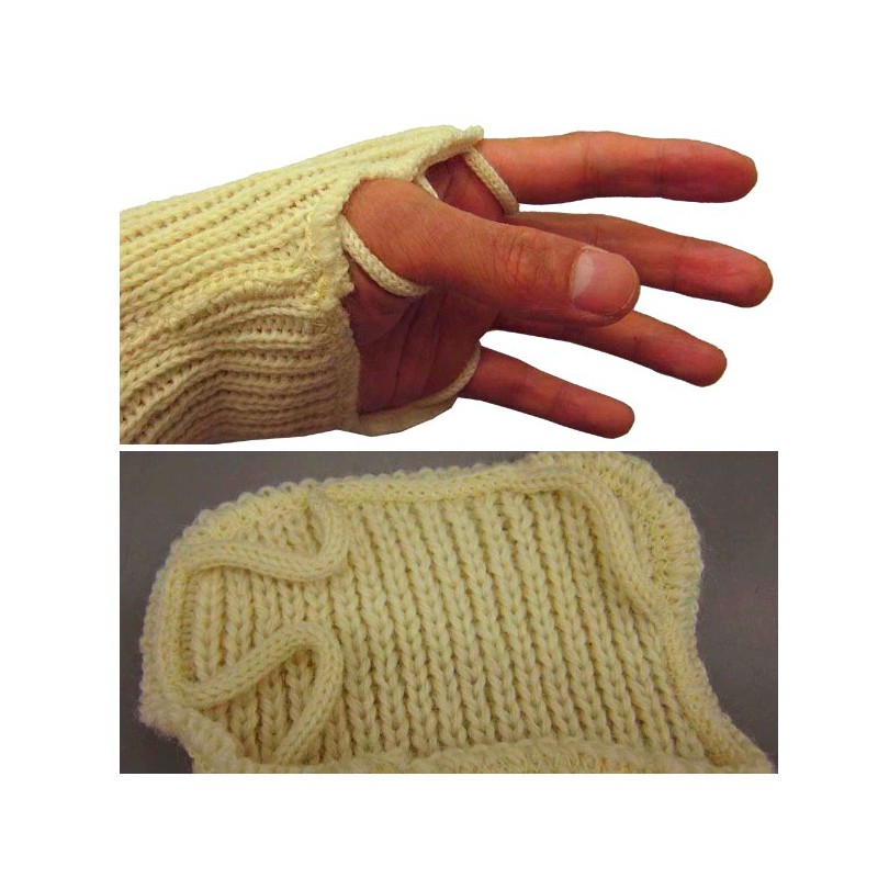 Wełniane ocieplacze na ręce, mitenki